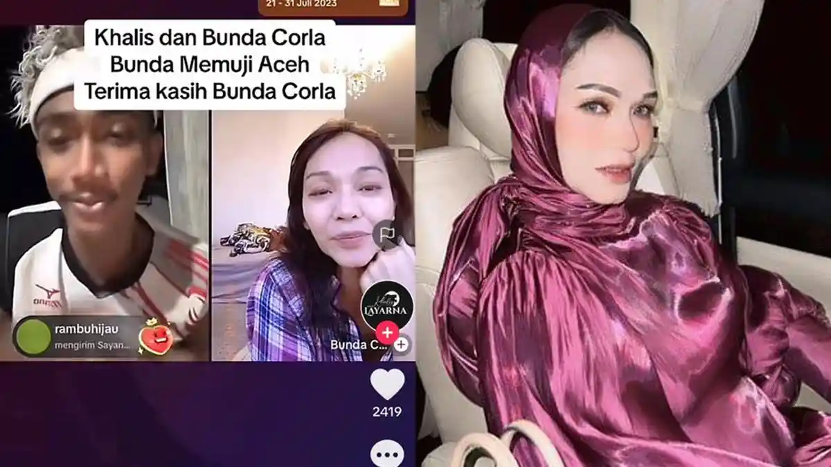 Kocak Habis, Bunda Corla Vs Khalis Setiawan di TikTok, Kenang Aceh ...