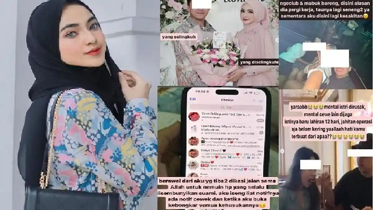 Kisah Viral Selebgram Aida Selvia Bongkar Perselingkuhan Suami ...