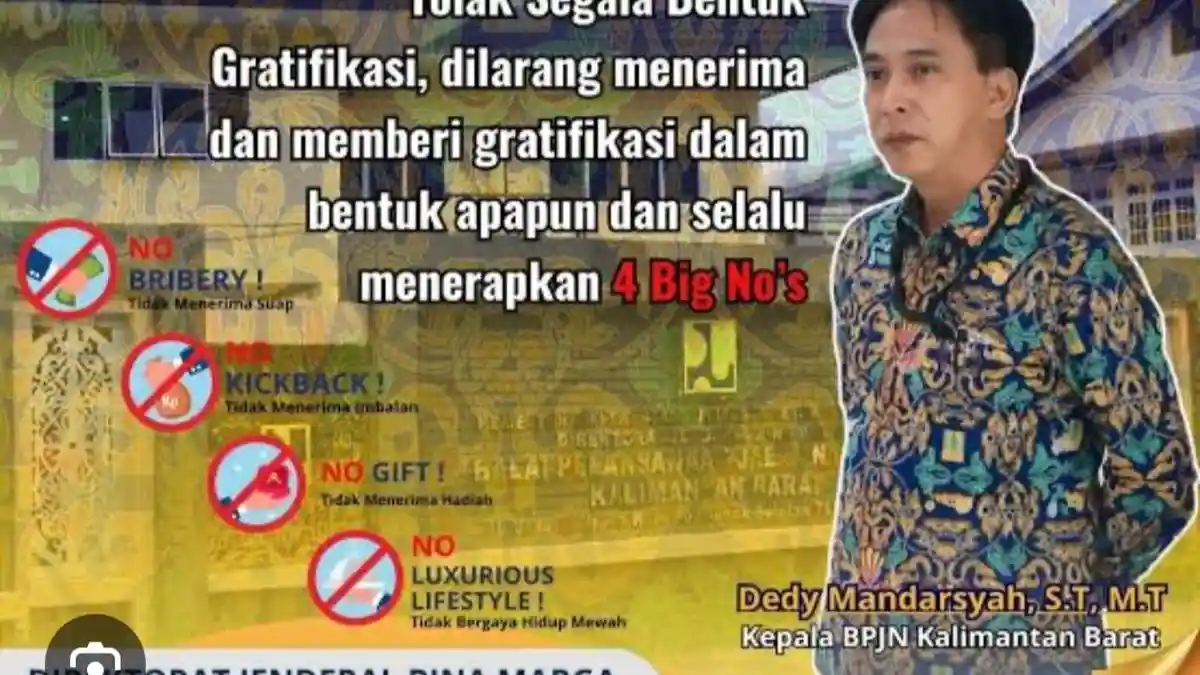Profil Dedy Mandarsyah Kepala BPJN Kalimantan Barat, Pernah Tugas di ...
