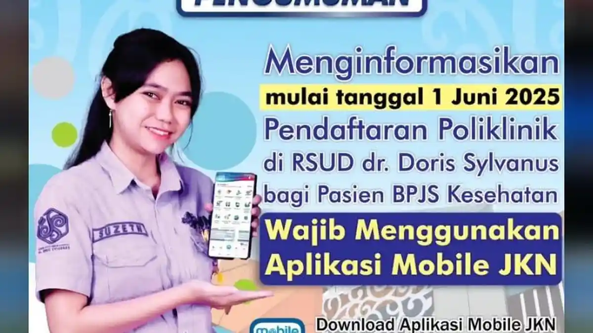 Mulai 1 Juni 2025, Pendaftaran Pasien BPJS di RSUD dr Doris Sylvanus ...