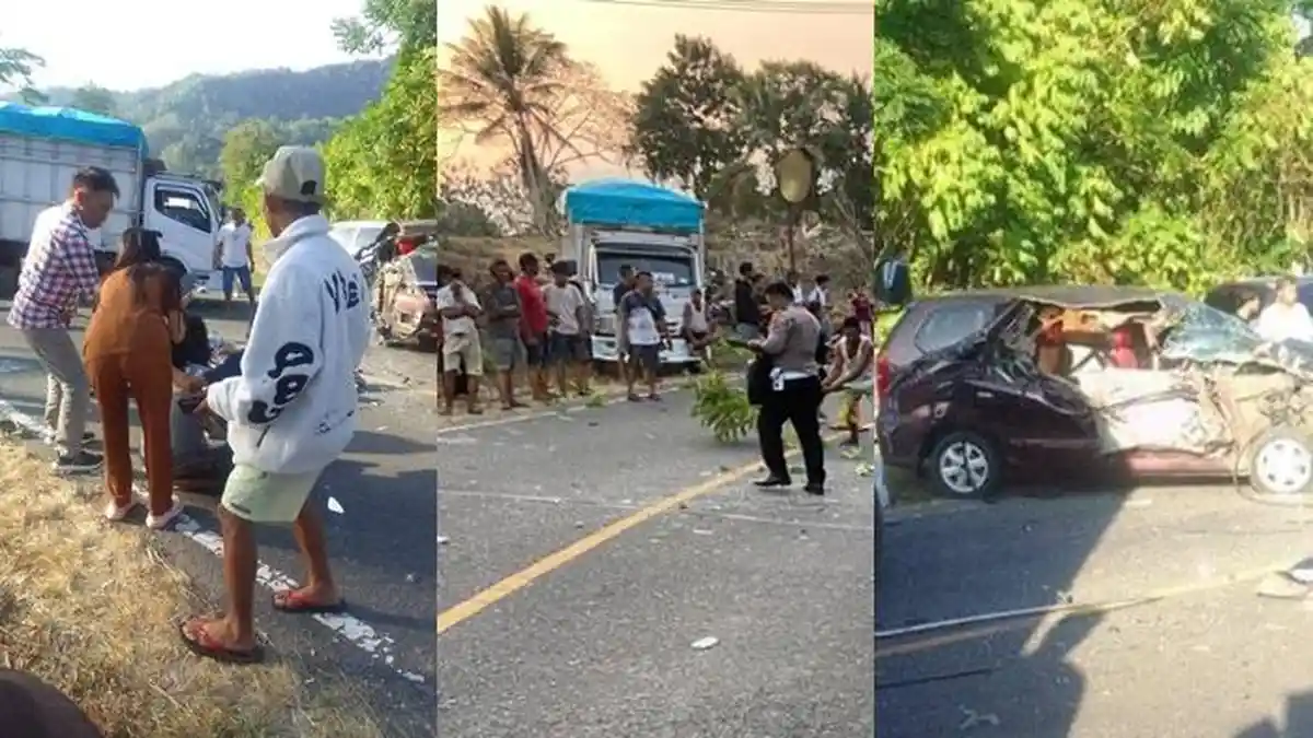 Identitas Korban Kecelakaan Maut Hino Vs Avanza di Puncak Tumuyu ...