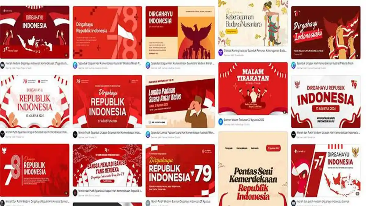 Contoh Spanduk 17 Agustus 2024 , Desain Spanduk HUT RI ke 79 yang Keren ...