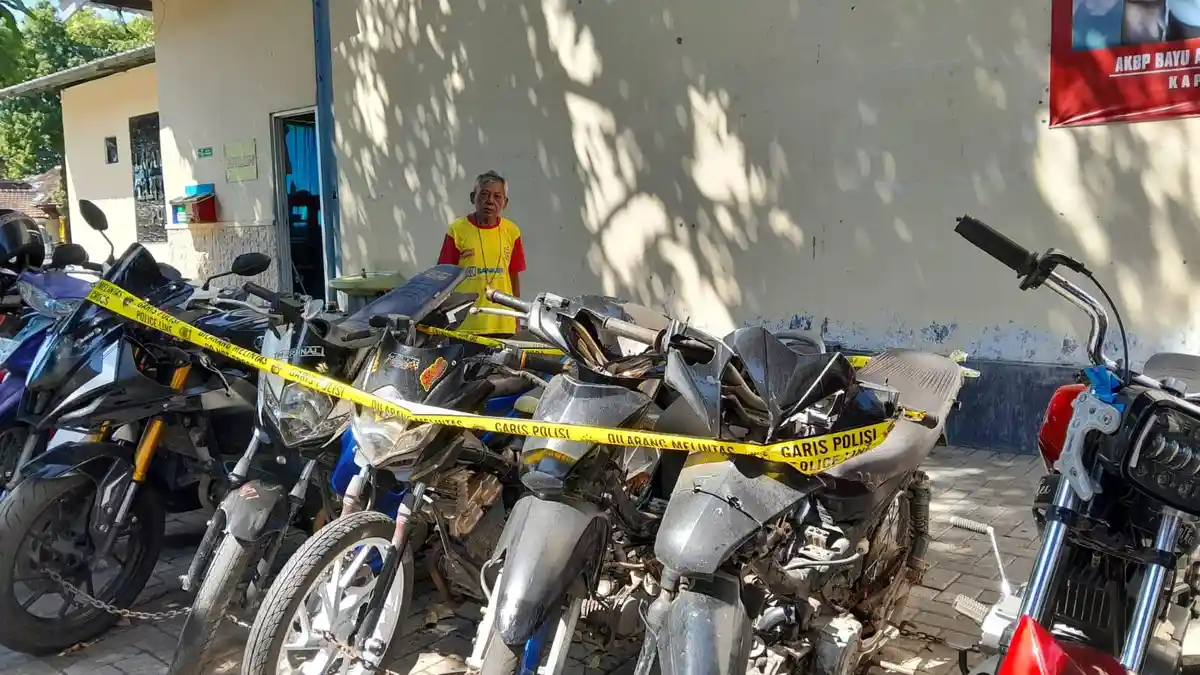 Tak Diambil Pemiliknya Selama 6 Bulan, 20 Motor Hasil Razia Balap Liar ...