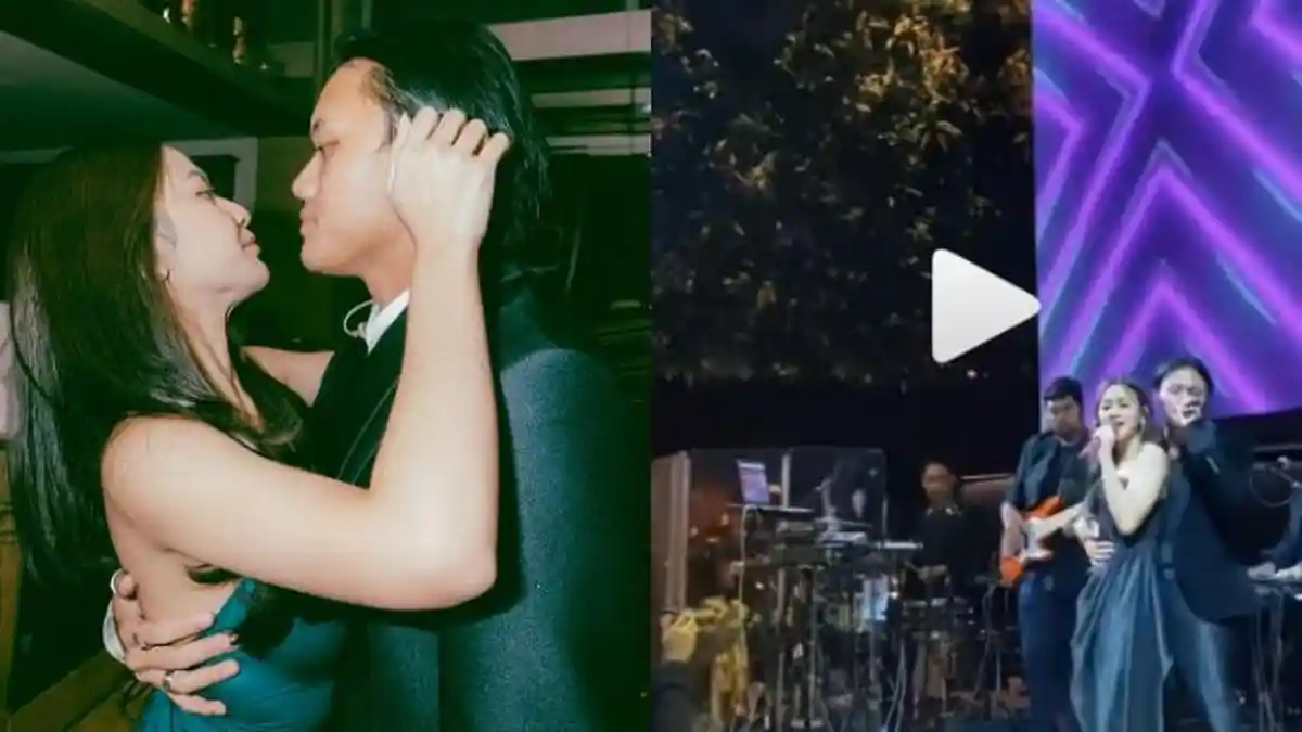 Video Viral 15 Detik Rizky Febian Peluk Mahalini Dari Belakang Disorot ...