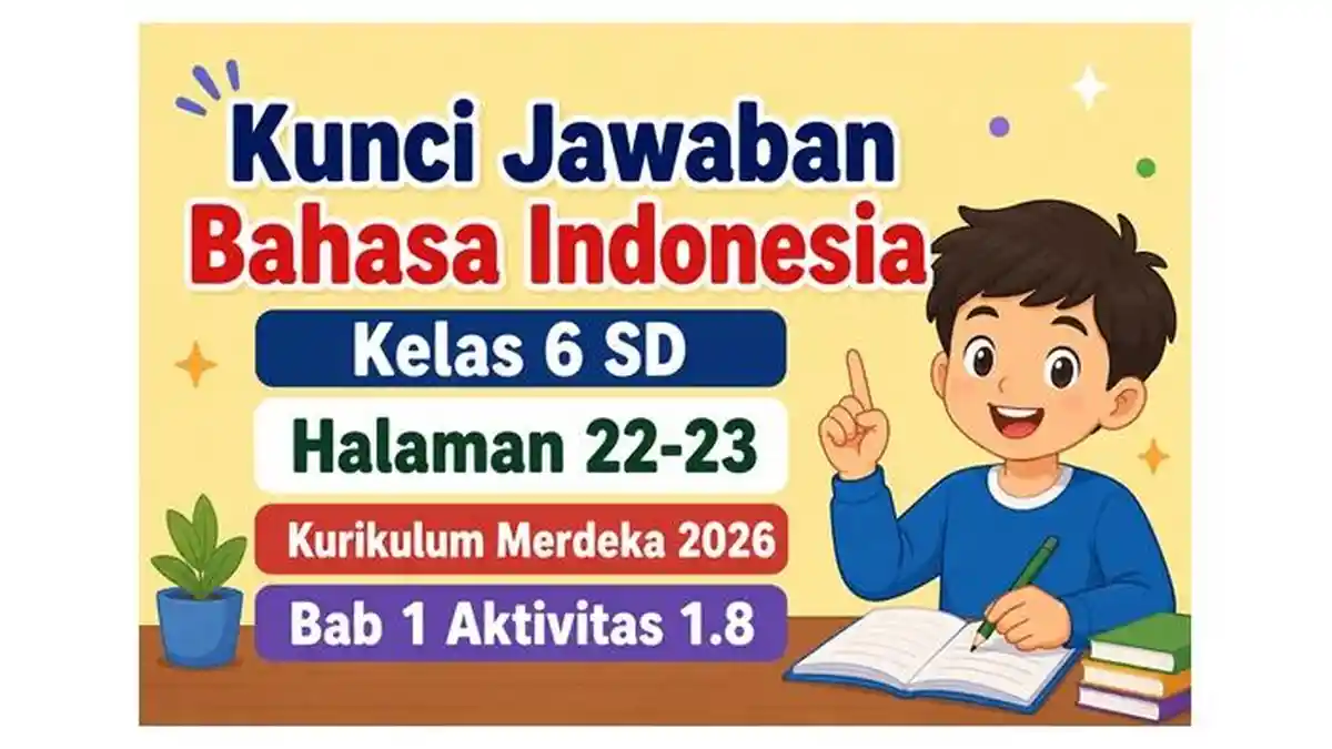 Kunci Jawaban Bahasa Indonesia Kelas 6 SD Halaman 22-23 Kurikulum ...